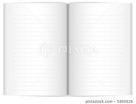 Plain notes - Stock Illustration [5860826] - PIXTA