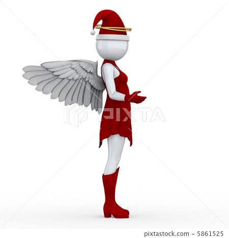 Angel Santa - Stock Illustration [5861525] - PIXTA