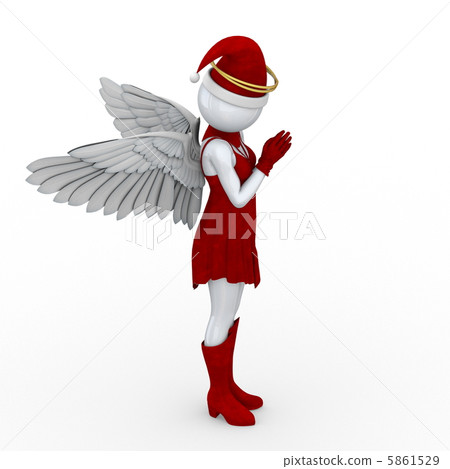 Angel Santa - Stock Illustration [5861529] - PIXTA
