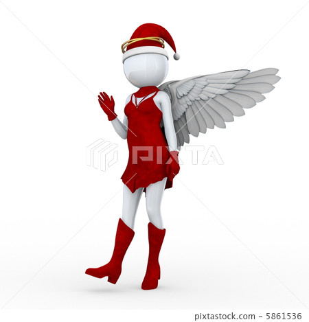 Angel Santa - Stock Illustration [5861536] - PIXTA