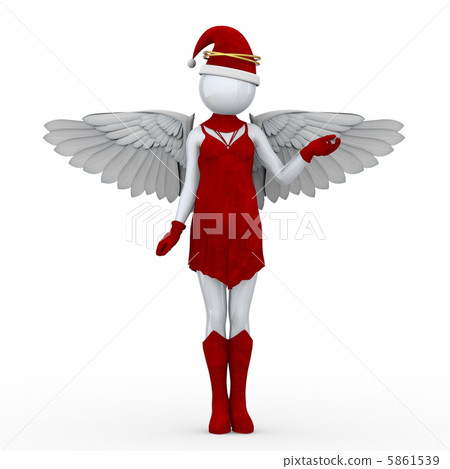 Angel Santa - Stock Illustration [5861539] - PIXTA