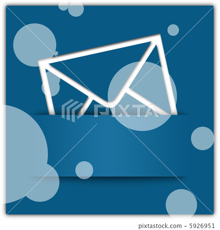 Blue message applique graphic design background... - Stock Illustration ...