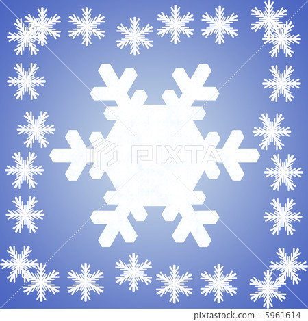 Snow crystal illustration - Stock Illustration [5961614] - PIXTA