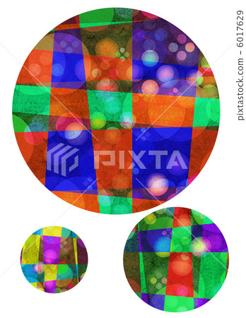 Colorful circular shape - Stock Illustration [6017629] - PIXTA