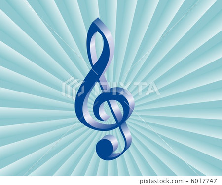 abstract music background with musical key - Stock Illustration ...