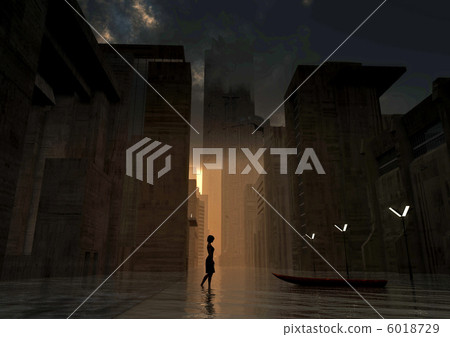 In a corner of the world - Stock Illustration [6018729] - PIXTA