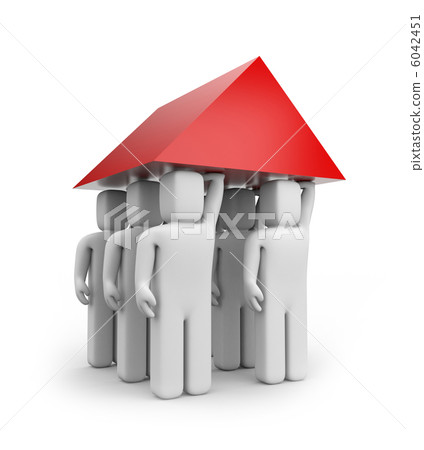 Strong team - Stock Illustration [6042451] - PIXTA