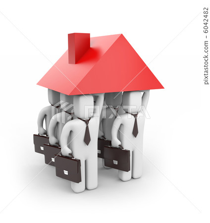 Strong team - Stock Illustration [6042482] - PIXTA