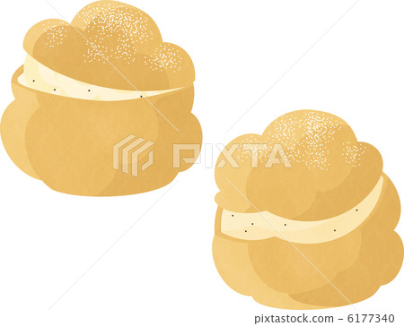 Cream puff - Stock Illustration [6177340] - PIXTA