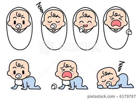 Baby · yes yes swaging - Stock Illustration [6179787] - PIXTA