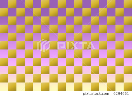 Purple gold checkered pattern - Stock Illustration [6294661] - PIXTA