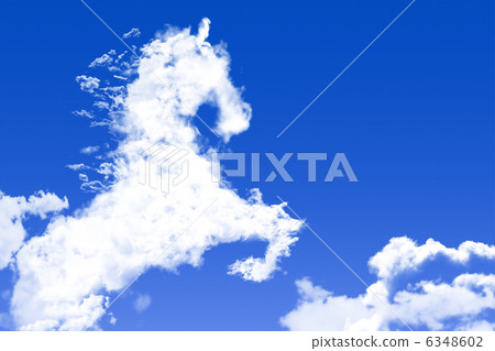 Horse cloud 10 (Mane has it) - Stock Illustration [6348602] - PIXTA
