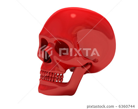 Skeleton Red 2 - Stock Illustration [6360744] - PIXTA