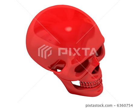 Skeleton Red 1 - Stock Illustration [6360754] - PIXTA