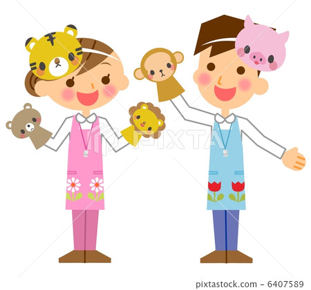 Childminder - Stock Illustration [6407589] - PIXTA