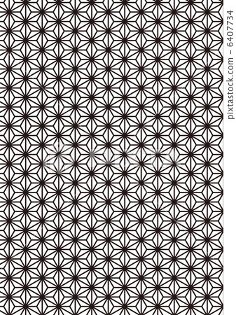 Hemp leaf pattern - Stock Illustration [6407734] - PIXTA