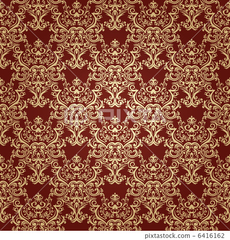 Vintage repeating background - Stock Illustration [6416162] - PIXTA