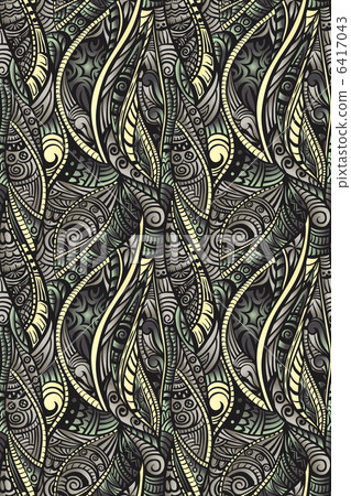 Abstract seamless wallpaper - Stock Illustration [6417043] - PIXTA