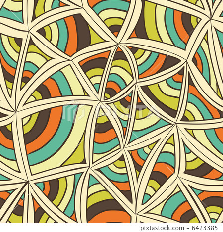 abstract seamless wallpaper - Stock Illustration [6423385] - PIXTA