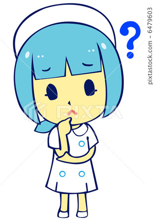 Nurse (doubt) - Stock Illustration [6479603] - PIXTA