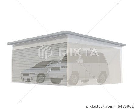 Transparent garage - Stock Illustration [6485961] - PIXTA
