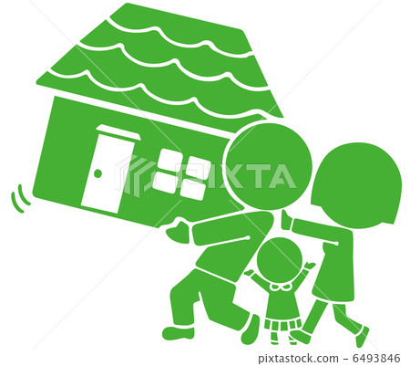 Having a house - Stock Illustration [6493846] - PIXTA