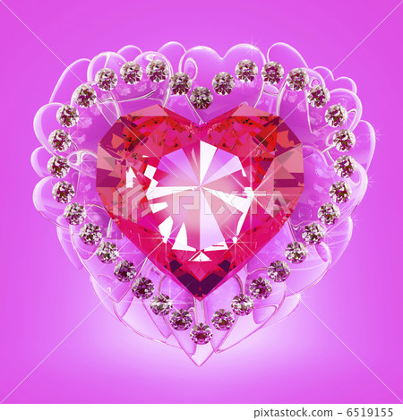 Ruby heart - Stock Illustration [6519155] - PIXTA