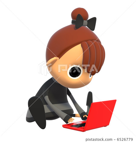 Personal computer operation - Stock Illustration [6526779] - PIXTA