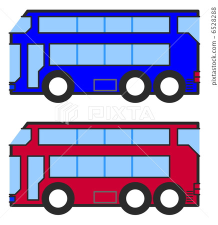 Simple bus illustration - Stock Illustration [6528288] - PIXTA