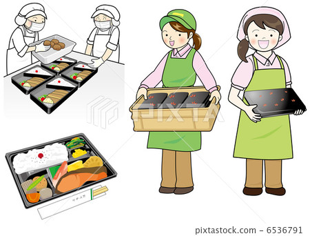 Parcel Delivery Lunch - Stock Illustration [6536791] - PIXTA
