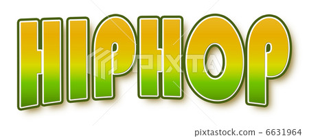Hip Hop Yellow Green - Stock Illustration [6631964] - PIXTA