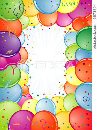 Birthday Frame - Stock Illustration [6675294] - PIXTA