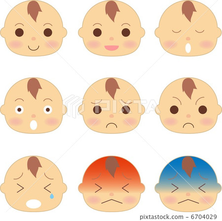 Baby facial expression - Stock Illustration [6704029] - PIXTA