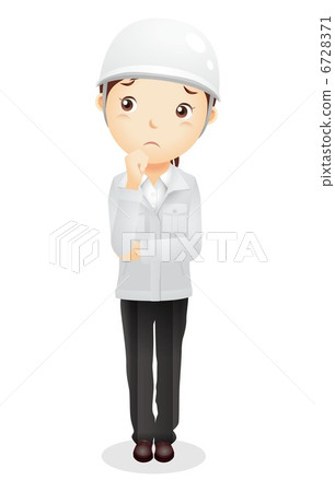 Work clothes female illustration - Stock Illustration [6728371] - PIXTA