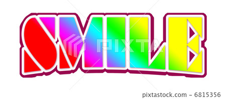 Colorful smile - Stock Illustration [6815356] - PIXTA