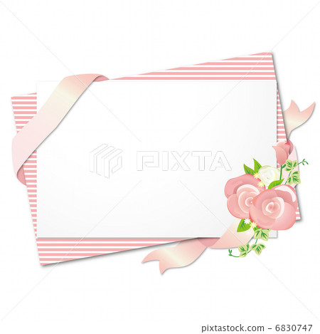Message card pink - Stock Illustration [6830747] - PIXTA