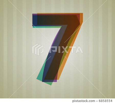 Color Transparency Number - Stock Illustration [6858554] - PIXTA