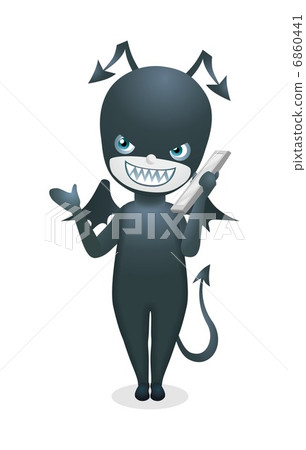 Small devil illustration - Stock Illustration [6860441] - PIXTA