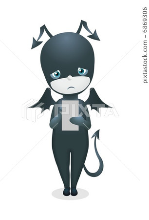Small devil illustration - Stock Illustration [6869306] - PIXTA