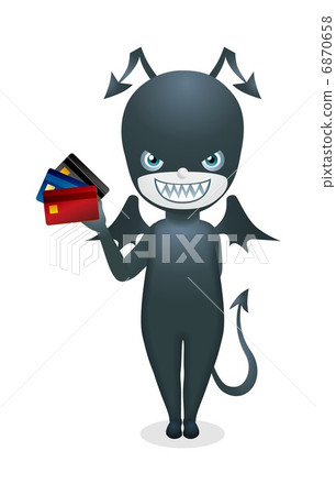 Small devil illustration - Stock Illustration [6870658] - PIXTA