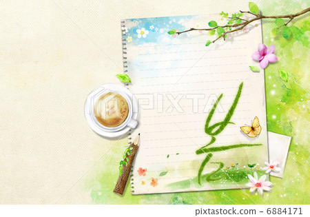 paper, scape, scene - Stock Illustration [6884171] - PIXTA