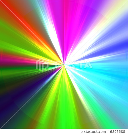 Colorful flash - Stock Illustration [6895688] - PIXTA