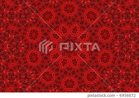 Abstract red pattern - Stock Illustration [6956072] - PIXTA
