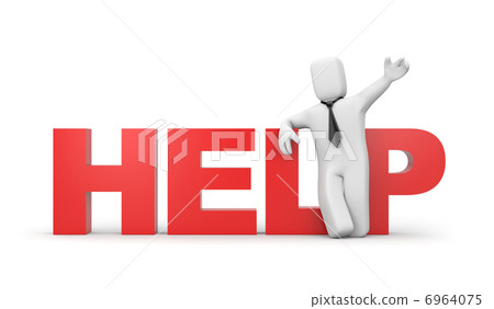 Help-插圖素材 [6964075] - PIXTA圖庫