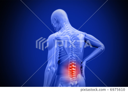 Digital blue human rubbing highlighted red... - Stock Illustration ...