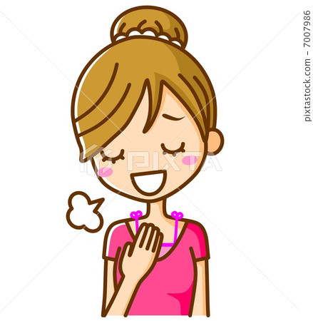 A relieved woman - Stock Illustration [7007986] - PIXTA