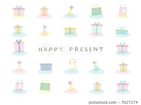 Happy present - Stock Illustration [7027274] - PIXTA