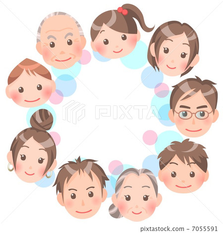Family circle - Stock Illustration [7055591] - PIXTA