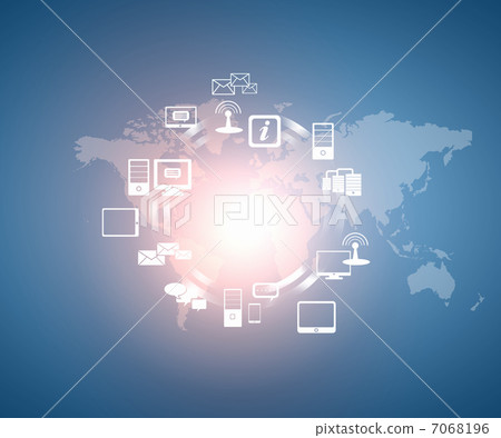 Internet concept illustration - Stock Illustration [7068196] - PIXTA