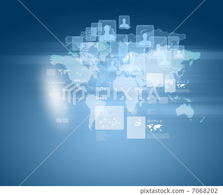 Internet concept illustration - Stock Illustration [7068202] - PIXTA